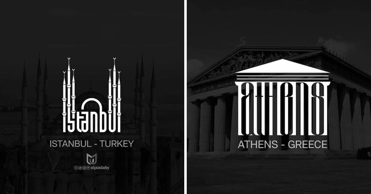Graphic Designer Creates Major City Logos Based On Their Famous Landmarks