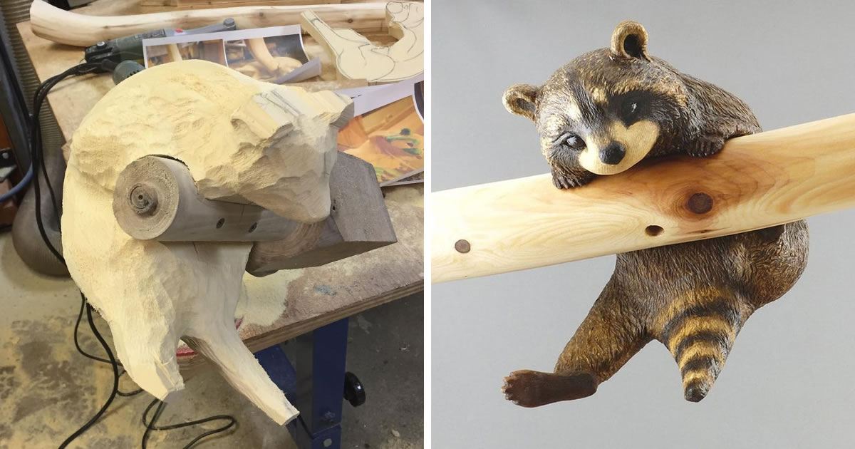 Wood Artist Mori Kono Carves Transforms Ordinary Logs Into Detailed ...