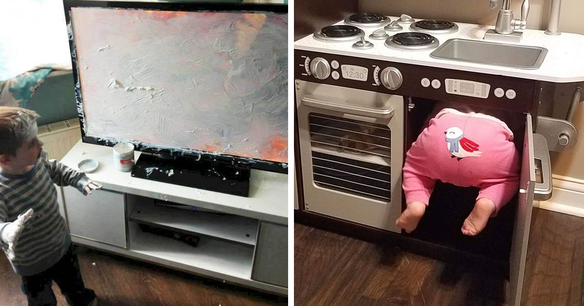 30 Funny & Hilarious Photos Of Kids Whose Parents Don’t Know Whether to ...