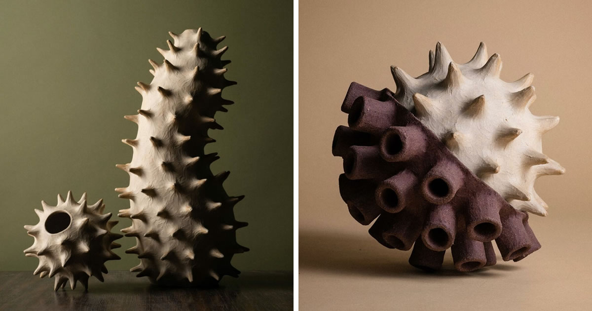 Artist Julie Bergeron Creates Amazing Amorphous Ceramic Vessels