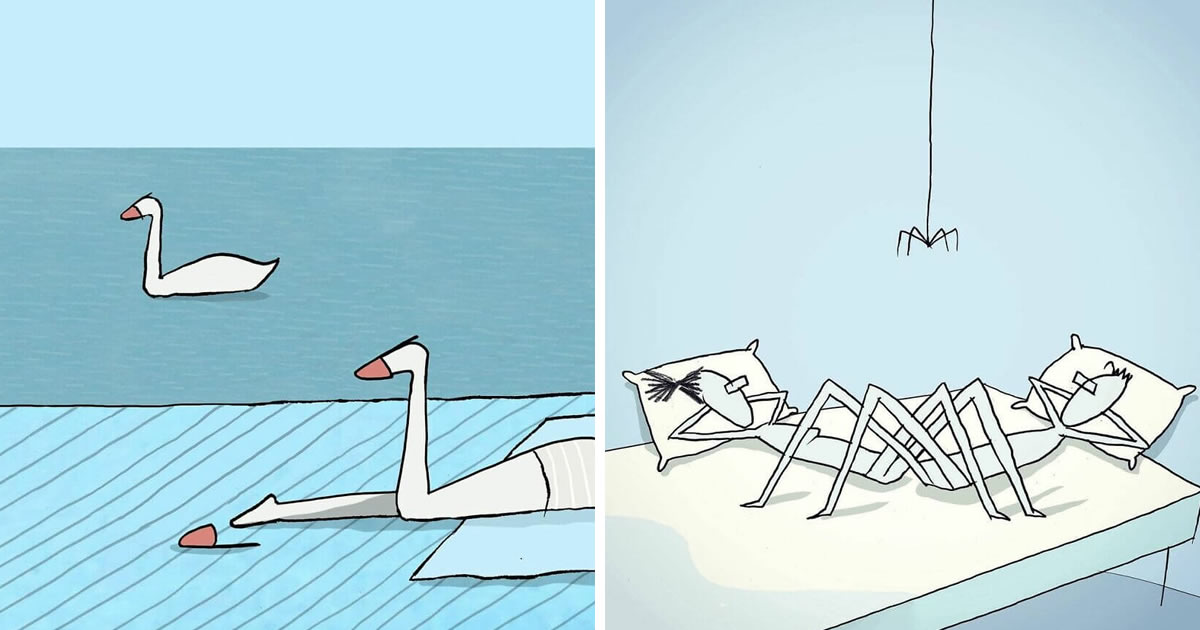 See Life in a New Light: 30 Witty Drawings by Yuval Robichek