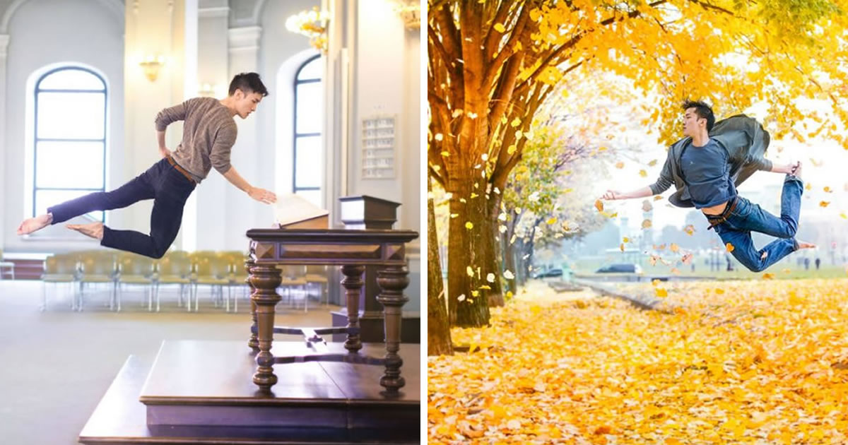 The Art of Levitation: Mesmerizing Self-Portraits By Mickael Jou