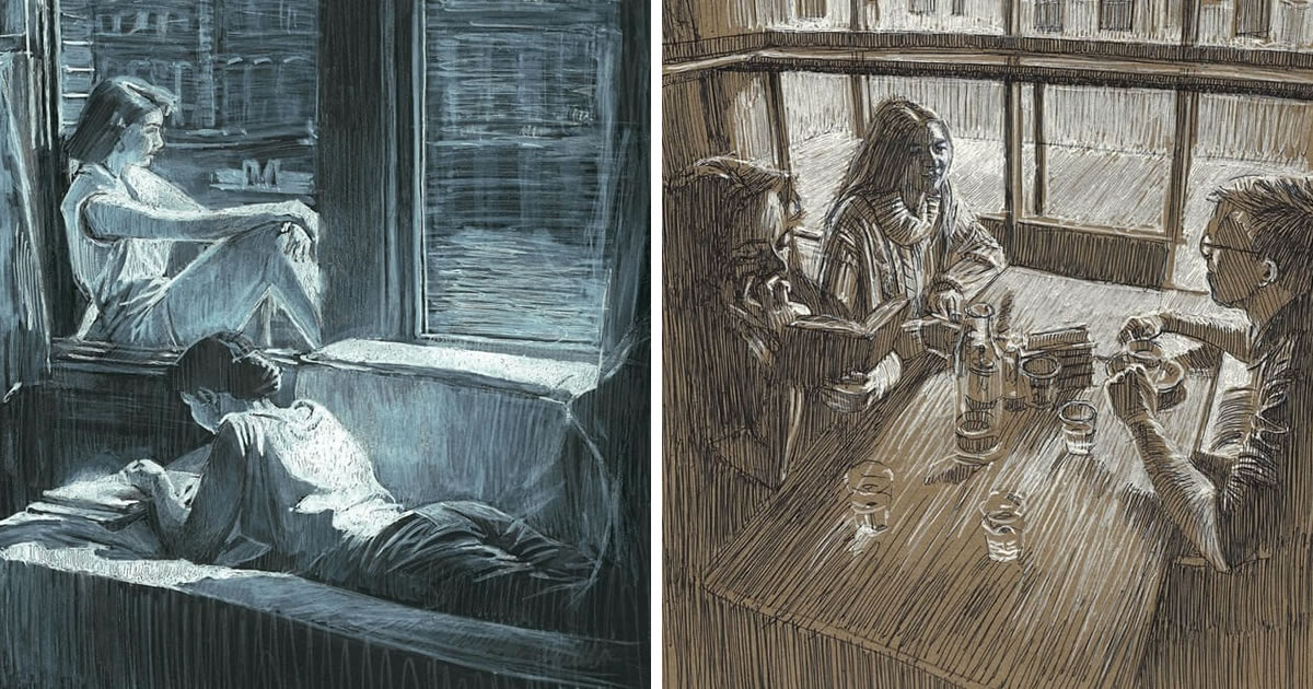 Polish Artist Lukasz Biel Creates Incredible Drawings With Color ...
