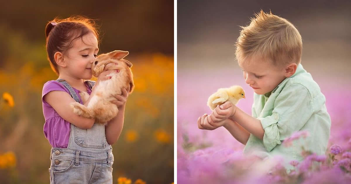 22 Enchanting Photos Show the Magical Bond Between Children and Animals ...