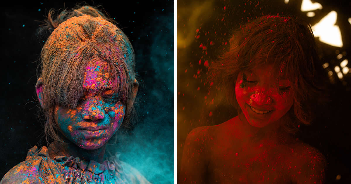 Photographer Anjan Ghosh Captures the Joy of Children Celebrating Holi ...