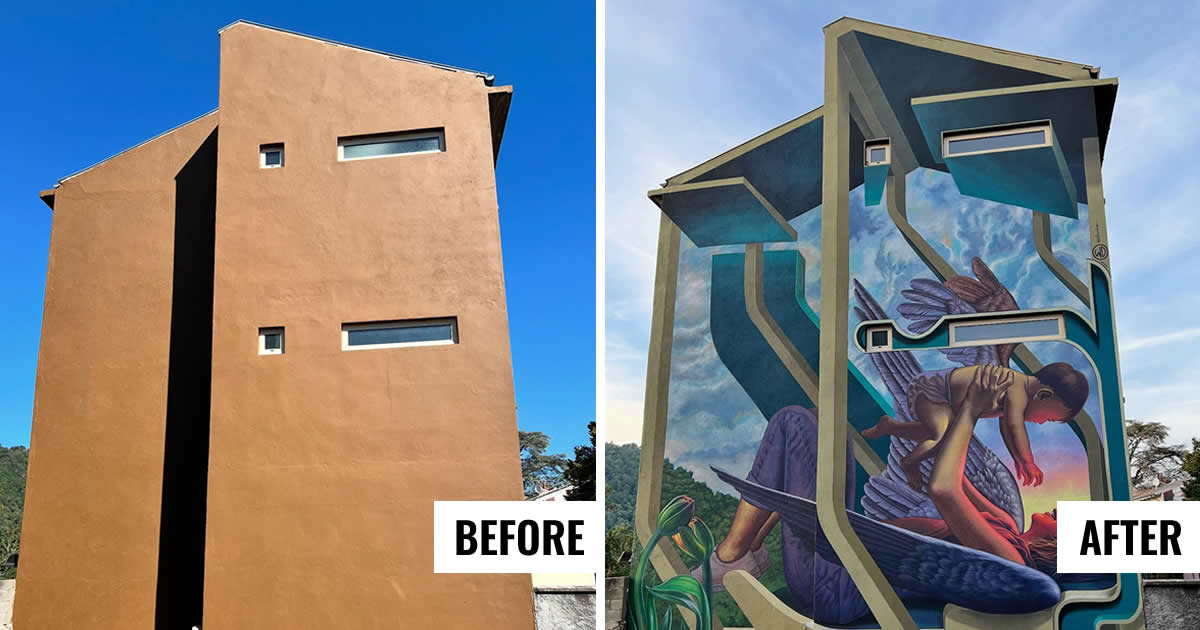 20 Astonishing 3D Murals That Turn Ordinary Buildings into Mind-Bending ...