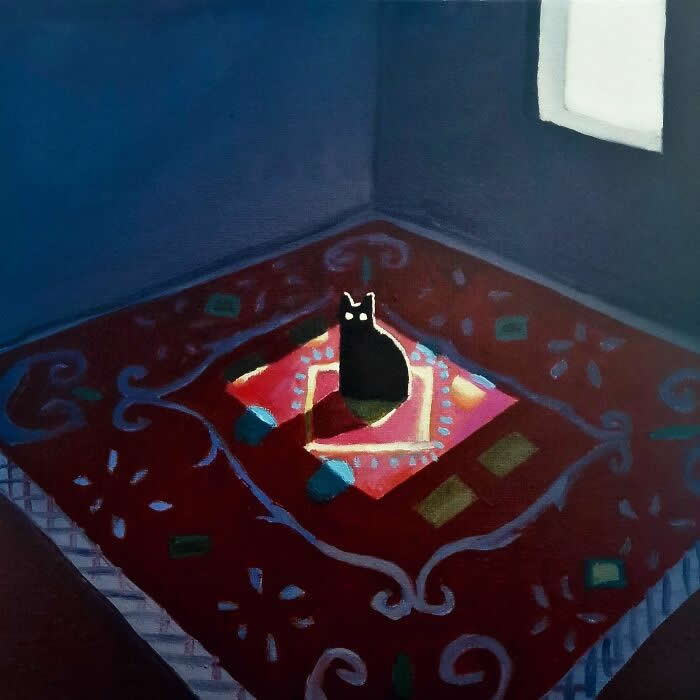 30 Enchanting Digital Artworks Where Black Cats Roam Through Vivid ...